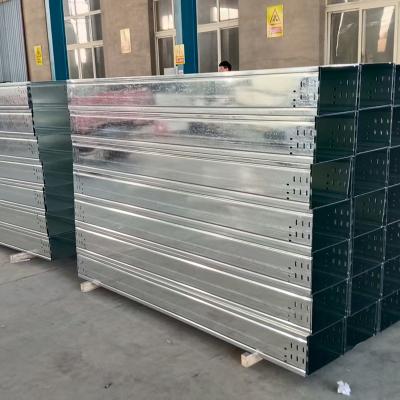 China High Strength Cable Tray New Type Slotted Tray For Industrial & Construction Cable Laying for sale