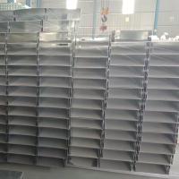 China 300*100 Stainless Steel With Polished Perforated Cable Tray Slotted Cable Tray Cable Duct for sale