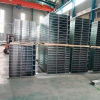 China 400*100 Industrial Cable Laying Tray Powder Coated Stainless Steel Perforated Slot Type for Construction Industrial for sale
