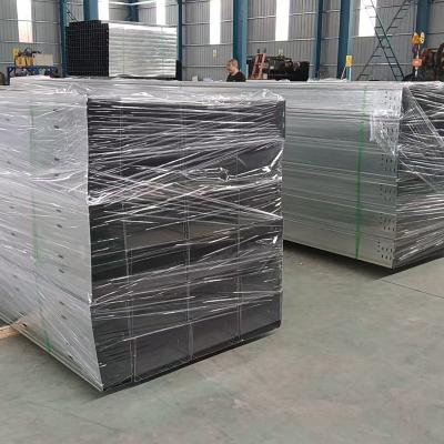China Heavy-Duty Hot-Dip Galvanized Steel Perforated Cable Tray System HDG Ventilated Tray for sale