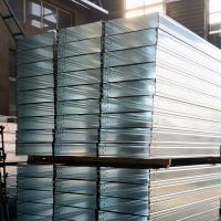 China Heavy-Duty Hot-Dip Galvanized Steel Perforated Cable Tray System HDG Ventilated Tray for sale