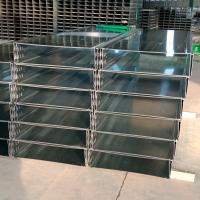 China Cable Tray Steel Galvanized Metal Iron Wire Trough Type Ladder Style 200*100 Cable Tray Fireproof Spray Coating for sale