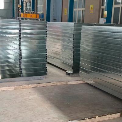 China Galvanized Steel Slotted Cable Tray System for Power Line Protection and Structured Cabling in Commercial Wiring Projects for sale