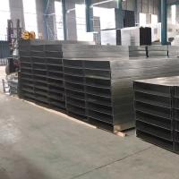China High Quality Outdoor Stainless Steel Galvanized Three Links Bending Through Trough Type Wireway Cable Tray for sale