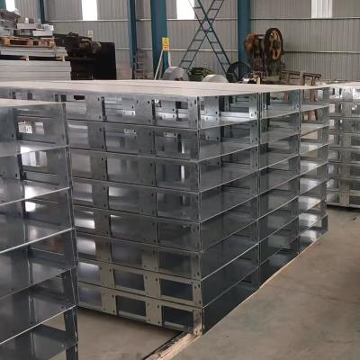 China Stainless Steel Trough-type Cable Tray with Polished Surface, Non-combustible and Customized Height for High Protection Requirements for sale