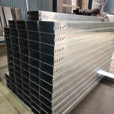 China Hot-dip Galvanized Cable Tray with Corrosion Resistance and Customizable Sizes for Indoor and Outdoor Use for sale