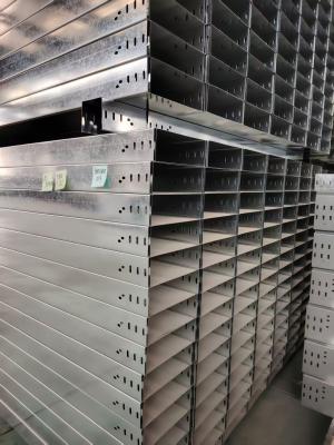 China Hot Dipped Galvanized Steel Industrial Cable Ladder Anti-corrosion Long Life Ventilated Design Construction Cable Laying Tray for sale