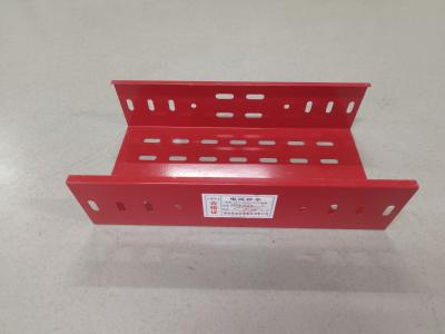 China Ventilated Perforated Cable Support Tray | Custom Dimension Powder Coated Cable Tray for Electrical & Telecom Cabling for sale