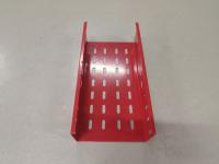 China Ventilated Perforated Cable Support Tray | Custom Dimension Powder Coated Cable Tray for Electrical & Telecom Cabling for sale