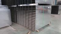 China Customizable Width Solid-Bottom Trough Cable Tray with Anti-Corrosion and Modular Spliced Design for Cable Isolation for sale