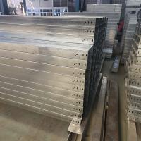 China Large Capacity Multi Cable Slotted Cable Tray Perforated Steel Support Tray for Plant Wide Wiring for sale