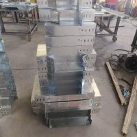 China Powder Coated Ventilated Slotted Cable Tray Outdoor Weather Resistant Cable Support System for sale