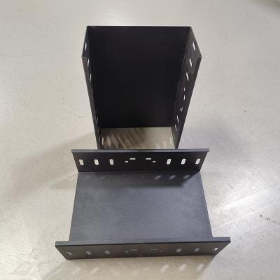 China Custom Logo Printed Slotted Cable Trunking Industrial Steel Slot Tray for Neat Electrical Cable Routing for sale