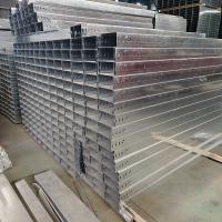China Corrosion Resistant Slotted Cable Tray Acid Proof Steel Trunking for Chemical Plant Wiring for sale