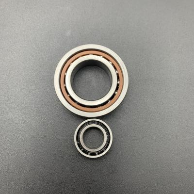 China 718/9AC Angular Contact Ball Bearings 9x17x5mm Miniature Precision Bearings with 25° Contact Angle and ABEC-5 Rating for sale