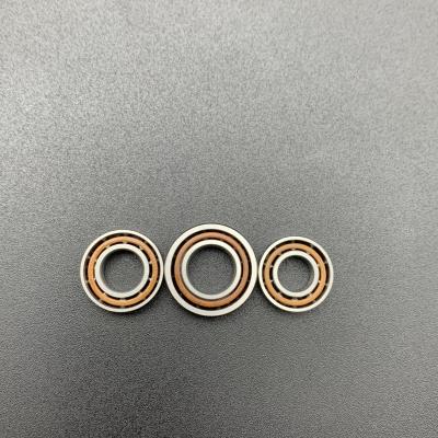 China 718/8C Miniature Precision Angular Contact Ball Bearing 8x16x5mm with 15°, 25°, 40° Contact Angle and ABEC-5 Precision for sale