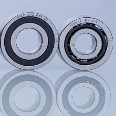 China 7001 AC-2RZ P4A GA 12x28x8mm High Speed Precision Angular Contact Ball Bearing for sale