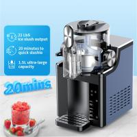 China Slushy Machine-Restaurant-Grade Ice Cream Machine for Household Hotel Use No Ice Smoothie Maker for Home Business for sale