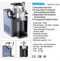China Slushy Machine-Restaurant-Grade Ice Cream Machine for Household Hotel Use No Ice Smoothie Maker for Home Business for sale