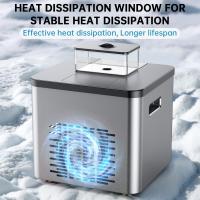 China 2025 CE Certified High Efficiency Auto Defrost Commercial Snow Ice Maker Machine 40kg/day Touch Sensor Ice Crushers Household for sale