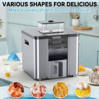 China 2025 CE Certified High Efficiency Auto Defrost Commercial Snow Ice Maker Machine 40kg/day Touch Sensor Ice Crushers Household for sale