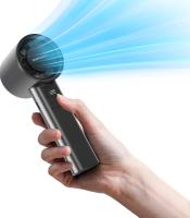China Ultra-Silent Mini USB Bladeless Air Cooler Portable Small Handheld Fan for Students Office Outdoor Hotel Car Use English Plastic for sale