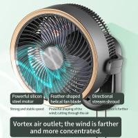 China Turbo Desktop 3-Speed Energy-Saving Air Circulator Fan Quiet Wide-Angle Wall-Mountable Electric RV Outdoor Plastic Mechanical for sale
