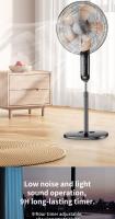 China Energy-Saving Air Circulation Floor Fan Small Size Strong Wind High Airflow Floor Model for Box Power-Efficient Air for sale