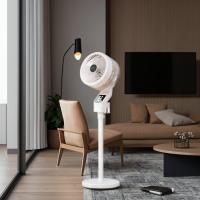 China Small Size Smart Electric Air Circulation Fan Convenient for Home Office Hotel Vertical Desktop Floor Design Easy Mechanical Box for sale