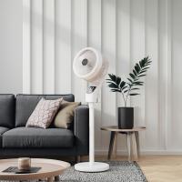China Small Size Smart Electric Air Circulation Fan Convenient for Home Office Hotel Vertical Desktop Floor Design Easy Mechanical Box for sale
