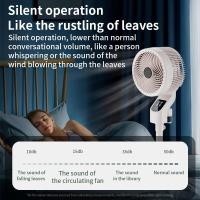 China Smart Household Office Silent Electric Air Circulation Fan Small Size Convenient Vertical Desktop Floor Fan Easy Mechanical for sale
