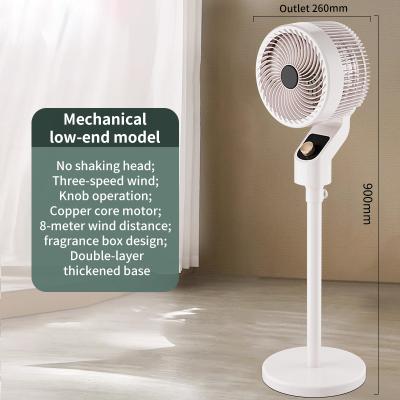 China OEM/ODM Silent Electric Air Circulation Fan Comfortable Convenience for Home Office Plastic Vertical Desktop&Floor Fans for sale
