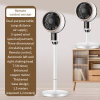 China Smart Silent Electric Air Circulation Fan Comfortable Convenience for Home Office Small Size Plastic Vertical Desktop Floor Box for sale