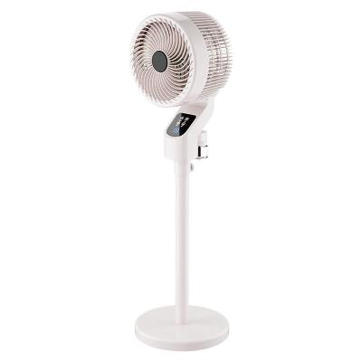 China Smart Silent Electric Air Circulation Fan Comfortable Convenient Small Size Vertical Desktop Floor Fan Easy Mechanical Box for sale