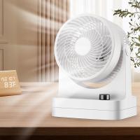 China CE/UKCA Certified Smart Air Circulator 5.5m Long-Distance Table Fan 3 Speeds 120° Oscillation for Office Dormitory Car Outdoor for sale