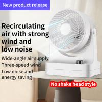 China CE/UKCA Certified Smart Air Circulator Table Fan 5.5m Long-Distance 3 Speeds 120° Oscillation Mechanical for Outdoor Office for sale