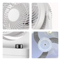 China Desk Fan With Wide-Angle 3-Speed Oscillating Table Fan with Knob Control & 90° Manual Tilt, Quiet Operation Desktop Fan for sale