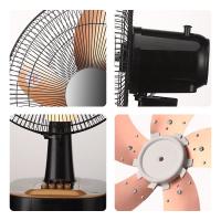 China 16-Inch Oscillating Table Fan 3-Speed Settings Mechanical Programmable Timer Wide Safety Grille for Home Office Outdoor Use for sale