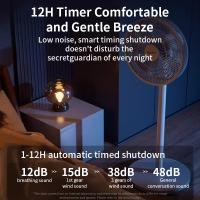 China 16-Inch Smart Pedestal Floor Fan Remote Control& Mechanical 3-Speed Operation Wide Auto Oscillation Adjustable for sale