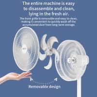 China 16-Inch Smart Pedestal Floor Fan Remote Control& Mechanical 3-Speed Operation Wide Auto Oscillation Adjustable for sale