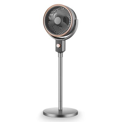 China Dual Adjustable Tube Turbo Air Circulator Fan 3-Speed Auto Oscillation Quiet for Desk Floor Use for Outdoor Hotels Household for sale
