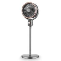 China Dual Adjustable Tube Turbo Air Circulator Fan 3-Speed Auto Oscillation Quiet for Desk Floor Use for Outdoor Hotels Household for sale