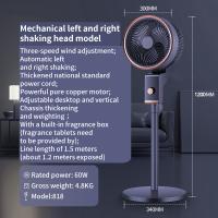China Enhanced Motor Air Circulation Fan Aroma Function 3 Speed Dual Use Tower Pedestal Fan Oscillation Desk Stand Use for Outdoor for sale