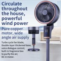 China Smart Dual-Height Air Circulator & Aroma Diffuser Fan Energy Saving & Silent for Outdoor Hotel Household Use CE/UKCA Certified for sale