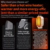 China Eco-Friendly Flame-Retardant Electric Heaters Silent Design No-Light Overheat Protection Tip-Over Cool Adjustment Wire Plastic for sale