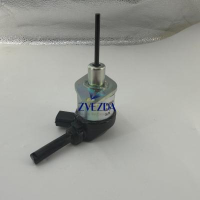 China 1A021-60017 12V Fuel Cut Solenoid Cross 1A021-60010 For V2403 Engine KX101 KX135 Excavator Parts for sale