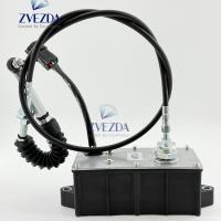 China 12V Kobelco Hitachi Digger Parts Square Single Cable Throttle Motor For AC1000 FR60 FR65 Excavator for sale