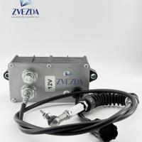 China 12V Kobelco Hitachi Digger Parts Square Single Cable Throttle Motor For AC1000 FR60 FR65 Excavator for sale