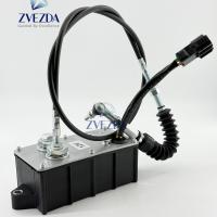 China 12V Kobelco Hitachi Digger Parts Square Single Cable Throttle Motor For AC1000 FR60 FR65 Excavator for sale