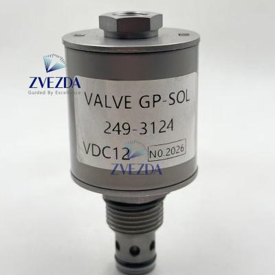 China ZVEZDA 12V Hydraulic Cartridge Solenoid Valve 249-3124 Replace Part Number 249-3124 Fit 312B 320B 325B 330B for sale